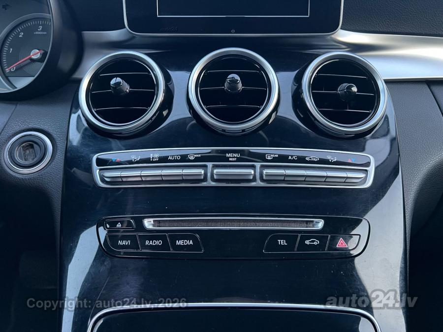 Black Mercedes-Benz C-Class 2015 in Narva, with an engine capacity of 1.60 L and mileage of 280 thousand km for 7999 €, photo 26 on AUTOMOTO.COM.LV