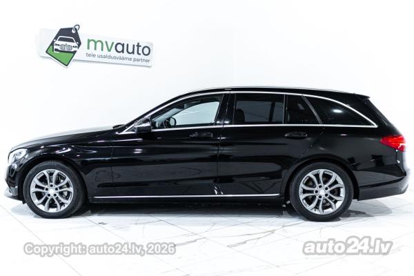 Black Mercedes-Benz C-Class 2015 in Tallinn, with an engine capacity of 2.10 L and mileage of 232 thousand km for 10990 €, photo 10 on AUTOMOTO.COM.LV