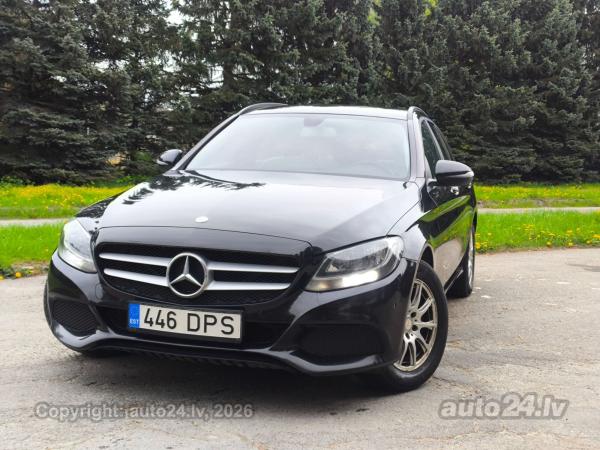 Black Mercedes-Benz C-Class 2016 in Tallinn, with an engine capacity of 2.10 L and mileage of 293 thousand km for 9989 €, photo 2 on AUTOMOTO.COM.LV