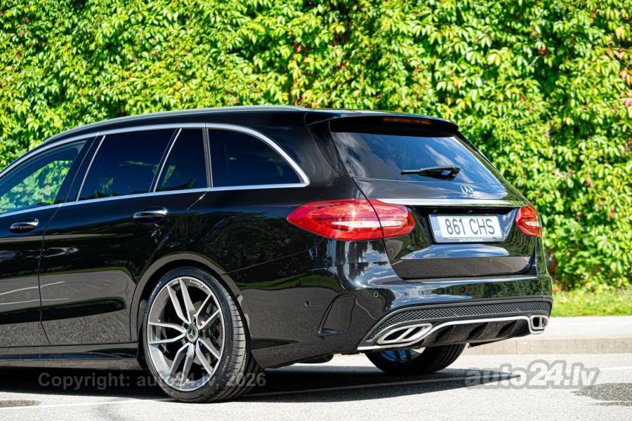 Black Mercedes-Benz C-Class 2016 in Tartu, with an engine capacity of 2.10 L and mileage of 220 thousand km for 16800 €, photo 15 on AUTOMOTO.COM.LV