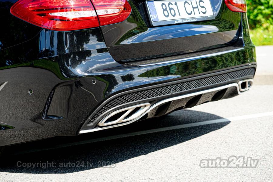 Black Mercedes-Benz C-Class 2016 in Tartu, with an engine capacity of 2.10 L and mileage of 220 thousand km for 16800 €, photo 17 on AUTOMOTO.COM.LV