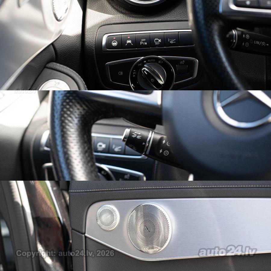 Black Mercedes-Benz C-Class 2016 in Tartu, with an engine capacity of 2.10 L and mileage of 220 thousand km for 16800 €, photo 29 on AUTOMOTO.COM.LV