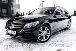 Black Mercedes-Benz C-Class 2017 in Tallinn, with an engine capacity of 2.00 L and mileage of 123 thousand km for 12990 €, photo  on AUTOMOTO.COM.LV