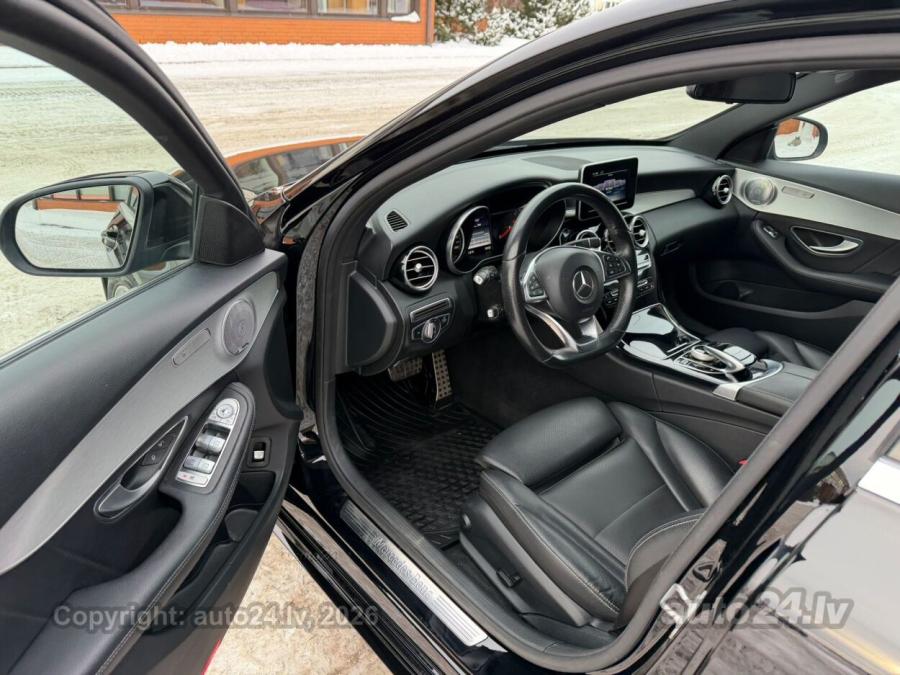 Melns Mercedes-Benz C-Class 2017 Pērnava, ar dzinēja tilpumu 2.14 L un nobraukumu 132 tūkst. km par 18900 €, foto 7 vietnē AUTOMOTO.COM.LV