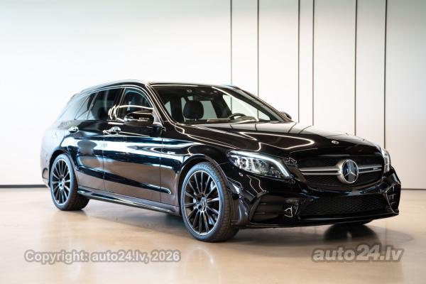Black Mercedes-Benz C-Class 2018 in Tallinn, with an engine capacity of 3.00 L and mileage of 11 thousand km for 45880 €, photo 4 on AUTOMOTO.COM.LV