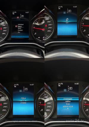 Black Mercedes-Benz C-Class 2018 in Tallinn, with an engine capacity of 2.00 L and mileage of 220 thousand km for 19500 €, photo 12 on AUTOMOTO.COM.LV