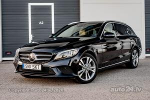 Black Mercedes-Benz C-Class 2020 in Parnu, with an engine capacity of 2.00 L and mileage of 132 thousand km for 21490 €, photo  on AUTOMOTO.COM.LV