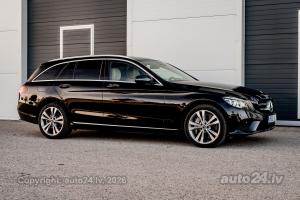 Black Mercedes-Benz C-Class 2020 in Parnu, with an engine capacity of 2.00 L and mileage of 132 thousand km for 21490 €, photo 9 on AUTOMOTO.COM.LV