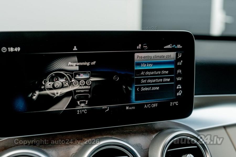Black Mercedes-Benz C-Class 2020 in Parnu, with an engine capacity of 2.00 L and mileage of 132 thousand km for 21490 €, photo 22 on AUTOMOTO.COM.LV