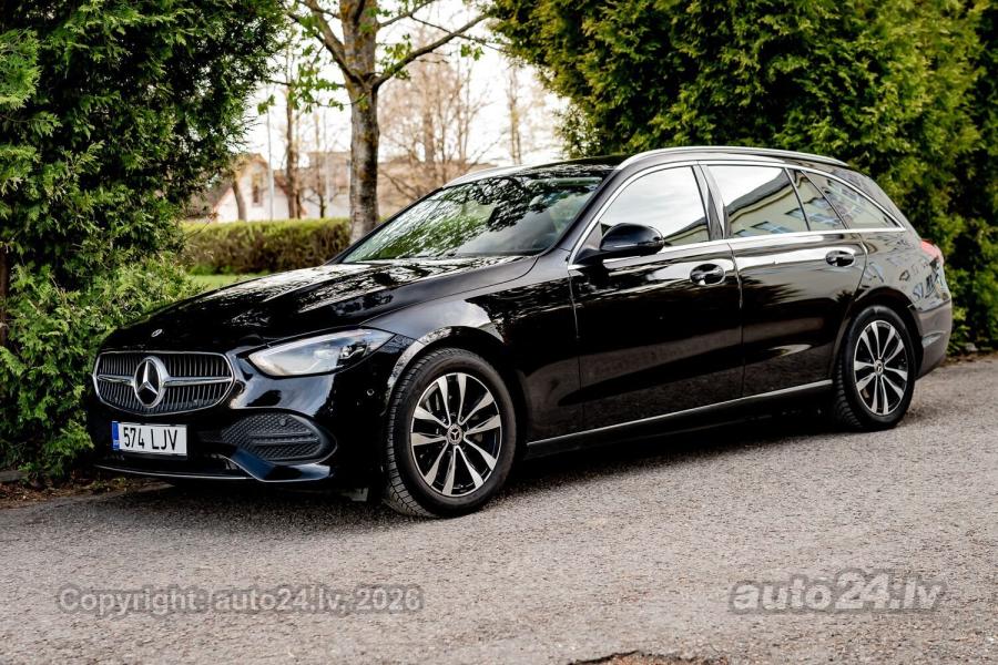 Black Mercedes-Benz C-Class 2022 in Parnu, with an engine capacity of 2.00 L and mileage of 206 thousand km for 22950 €, photo 25 on AUTOMOTO.COM.LV