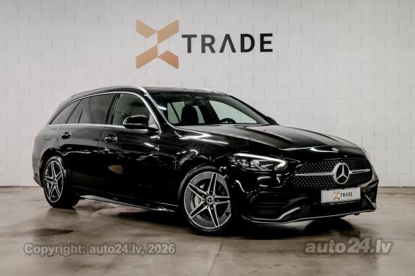 Black Mercedes-Benz C-Class 2022 in Parnu, with an engine capacity of 2.00 L and mileage of 261 thousand km for 19990 €, photo 2 on AUTOMOTO.COM.LV