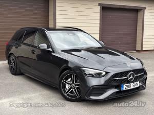 Black Mercedes-Benz C-Class 2022 in Parnu, with an engine capacity of 2.00 L and mileage of 199 thousand km for 25990 €, photo  on AUTOMOTO.COM.LV