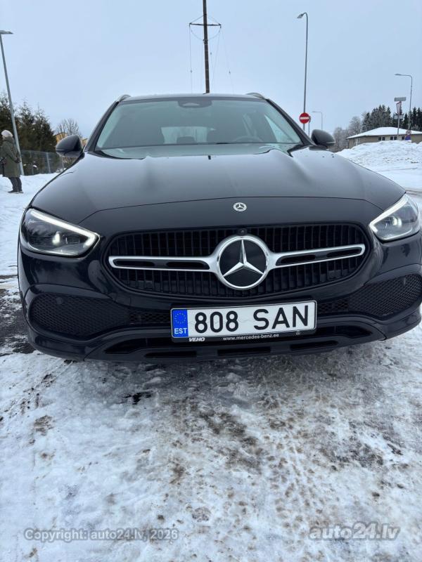 Black Mercedes-Benz C-Class 2023 in Tallinn, with an engine capacity of 2.00 L and mileage of 40 thousand km for 43250 €, photo 1 on AUTOMOTO.COM.LV