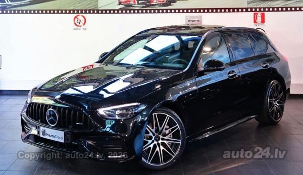 Black Mercedes-Benz C-Class 2023 in Tallinn, with an engine capacity of 2.00 L and mileage of 37 thousand km for 51900 €, photo 1 on AUTOMOTO.COM.LV