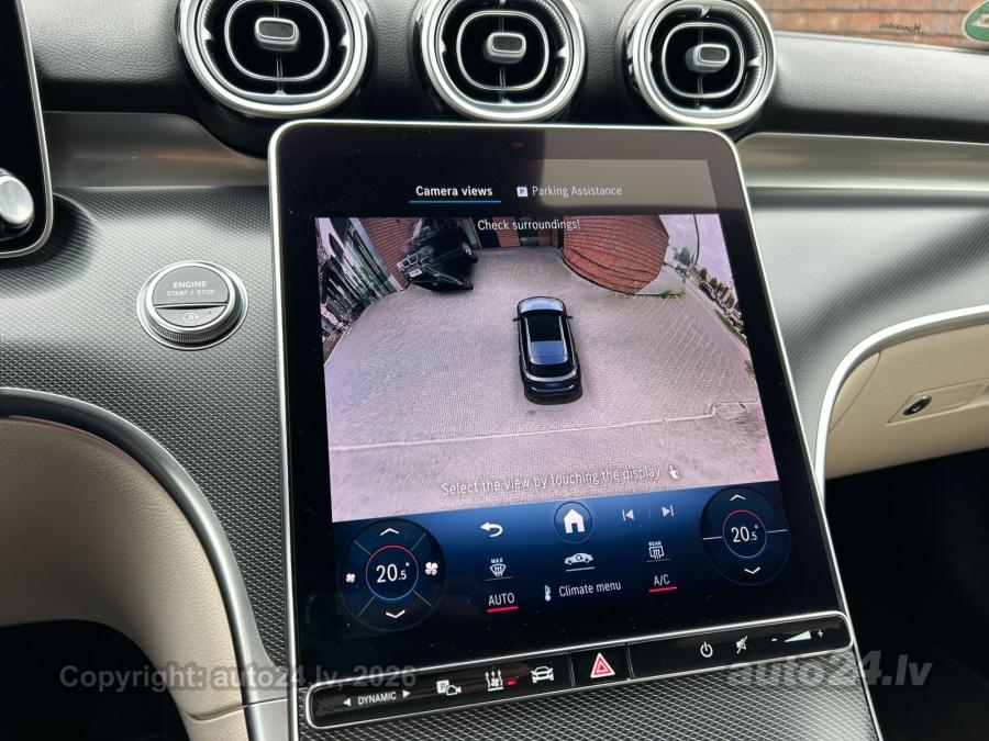 Melns Mercedes-Benz C-Class 2023 Tallina, ar dzinēja tilpumu 2.00 L un nobraukumu 66 tūkst. km par 32990 €, foto 23 vietnē AUTOMOTO.COM.LV