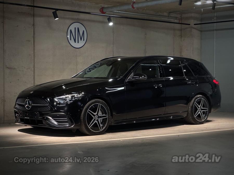 Black Mercedes-Benz C-Class 2023 in Tallinn, with an engine capacity of 2.00 L and mileage of 151 thousand km for 27990 €, photo 1 on AUTOMOTO.COM.LV