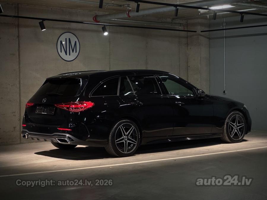 Black Mercedes-Benz C-Class 2023 in Tallinn, with an engine capacity of 2.00 L and mileage of 151 thousand km for 27990 €, photo 3 on AUTOMOTO.COM.LV