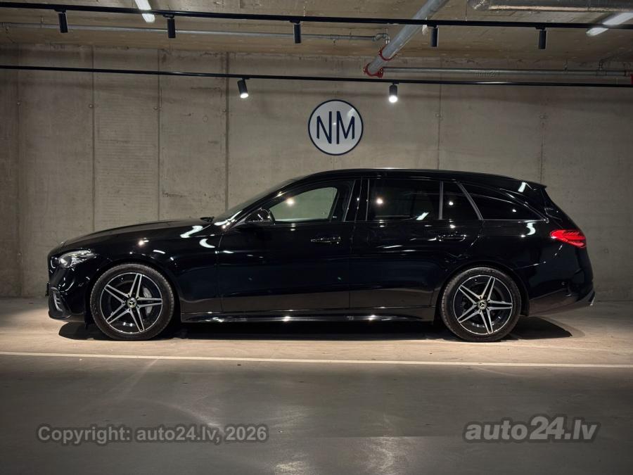 Black Mercedes-Benz C-Class 2023 in Tallinn, with an engine capacity of 2.00 L and mileage of 151 thousand km for 27990 €, photo 6 on AUTOMOTO.COM.LV