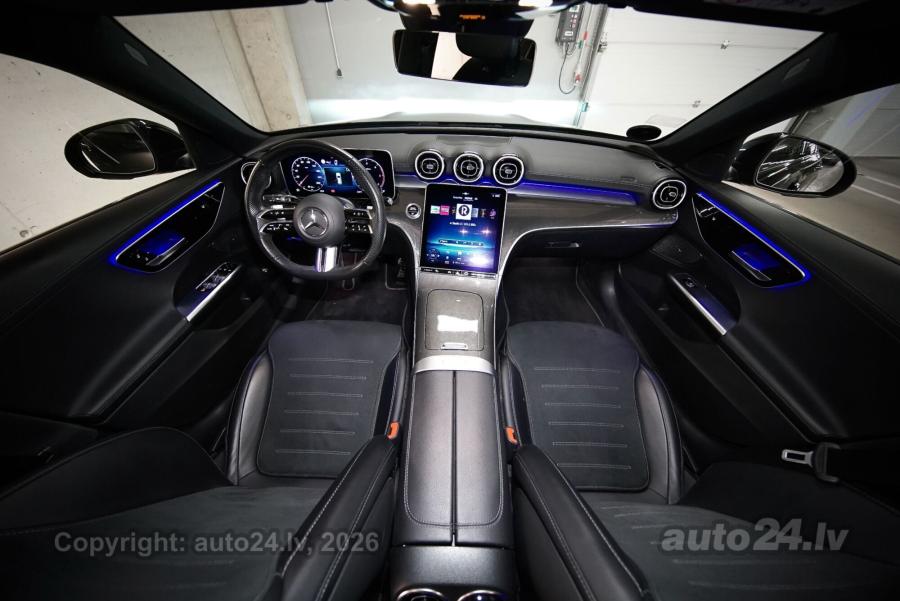 Black Mercedes-Benz C-Class 2023 in Tallinn, with an engine capacity of 2.00 L and mileage of 151 thousand km for 27990 €, photo 10 on AUTOMOTO.COM.LV