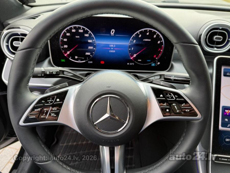 Melns Mercedes-Benz C-Class 2024 Tallina, ar dzinēja tilpumu 1.50 L un nobraukumu 16 tūkst. km par 42000 €, foto 6 vietnē AUTOMOTO.COM.LV
