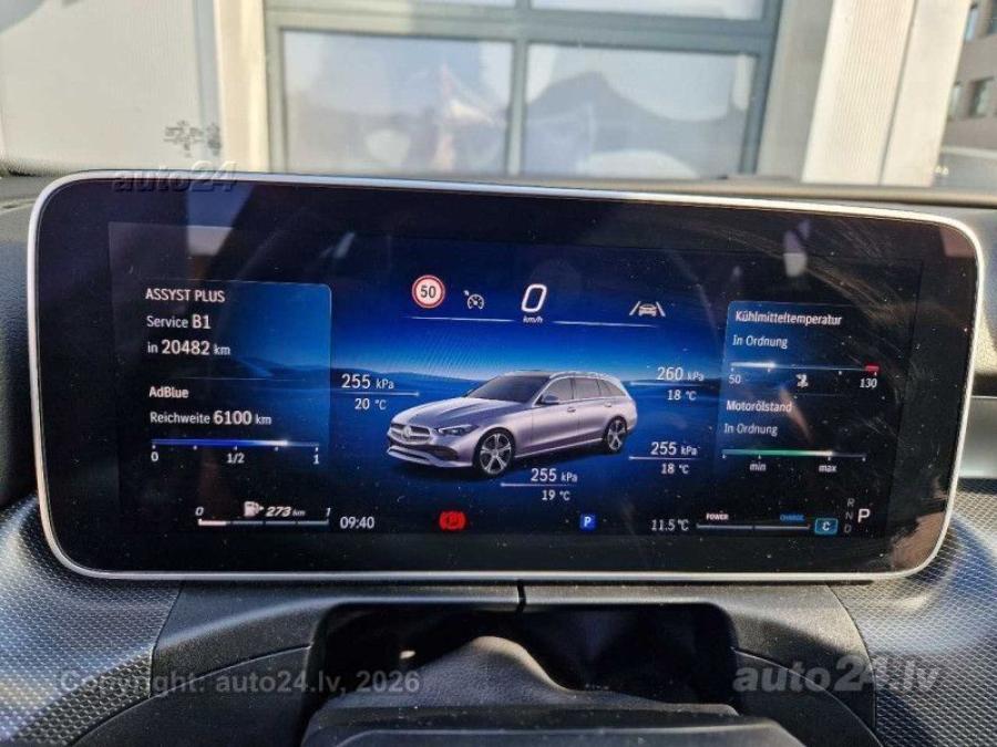 Черный Мерседес Ц-Класс 2025 в Таллин, объемом двигателя 2.00 л и пробегом 77 тыс. км за 31995 €, фото 11 на AUTOMOTO.COM.LV