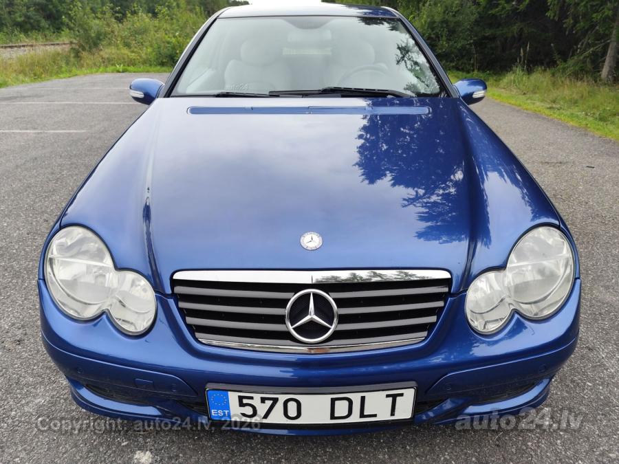 Blue Mercedes-Benz C-Class 2005 in Tallinn, with an engine capacity of 1.80 L and mileage of 174 thousand km for 2500 €, photo 2 on AUTOMOTO.COM.LV