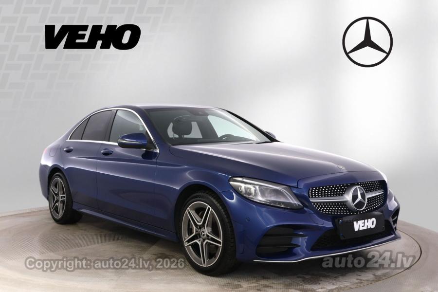 Blue Mercedes-Benz C-Class 2018 in Tallinn, with an engine capacity of 1.50 L and mileage of 66 thousand km for 24500 €, photo 6 on AUTOMOTO.COM.LV