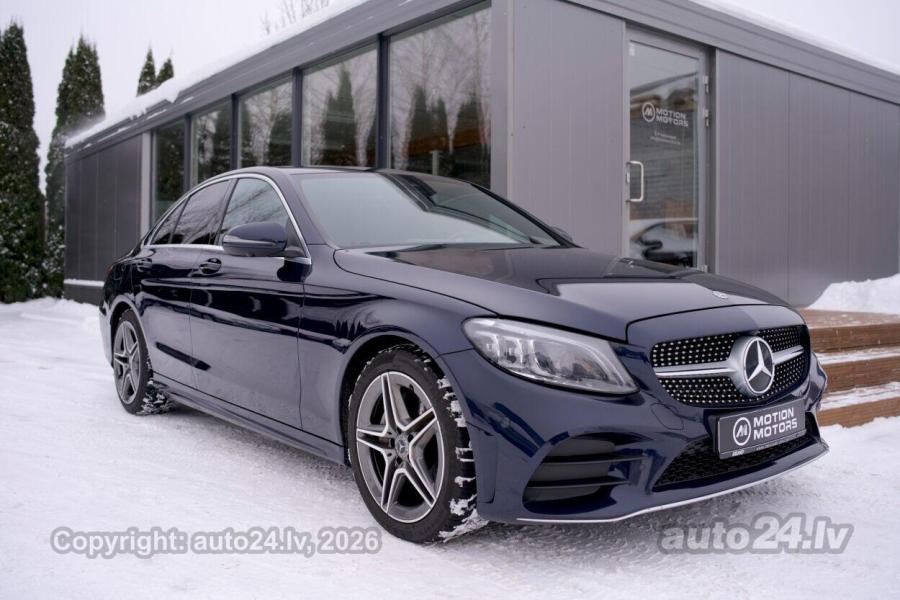 Zils Mercedes-Benz C-Class 2020 Tallina, ar dzinēja tilpumu 1.50 L un nobraukumu 186 tūkst. km par 20490 €, foto 1 vietnē AUTOMOTO.COM.LV