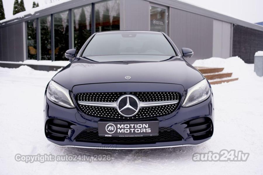 Blue Mercedes-Benz C-Class 2020 in Tallinn, with an engine capacity of 1.50 L and mileage of 186 thousand km for 20490 €, photo 3 on AUTOMOTO.COM.LV