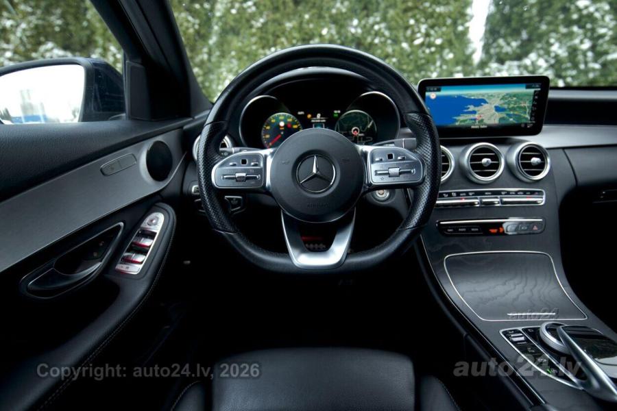 Blue Mercedes-Benz C-Class 2020 in Tallinn, with an engine capacity of 1.50 L and mileage of 186 thousand km for 20490 €, photo 9 on AUTOMOTO.COM.LV