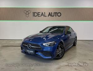 Zils Mercedes-Benz C-Class 2022 Tallina, ar dzinēja tilpumu 2.00 L un nobraukumu 92 tūkst. km par 39990 €, foto  vietnē AUTOMOTO.COM.LV