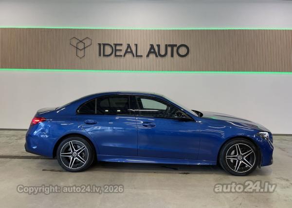 Blue Mercedes-Benz C-Class 2022 in Tallinn, with an engine capacity of 2.00 L and mileage of 92 thousand km for 39990 €, photo 3 on AUTOMOTO.COM.LV