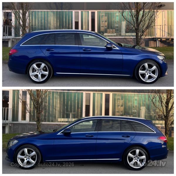 Blue Mercedes-Benz C-Class 2016 in Tallinn, with an engine capacity of 1.60 L and mileage of 217 thousand km for 8900 €, photo 4 on AUTOMOTO.COM.LV