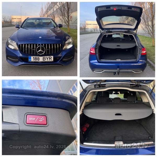 Blue Mercedes-Benz C-Class 2016 in Tallinn, with an engine capacity of 1.60 L and mileage of 217 thousand km for 8900 €, photo 8 on AUTOMOTO.COM.LV