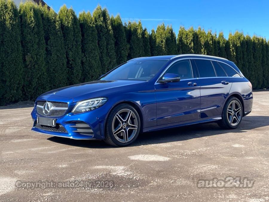 Blue Mercedes-Benz C-Class 2019 in Tartu, with an engine capacity of 2.00 L and mileage of 250 thousand km for 18700 €, photo 1 on AUTOMOTO.COM.LV
