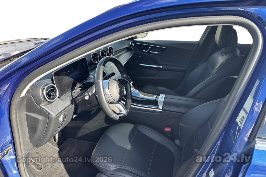 Blue Mercedes-Benz C-Class 2023 in Parnu, with an engine capacity of 2.00 L and mileage of 111 thousand km for 33900 €, photo 9 on AUTOMOTO.COM.LV