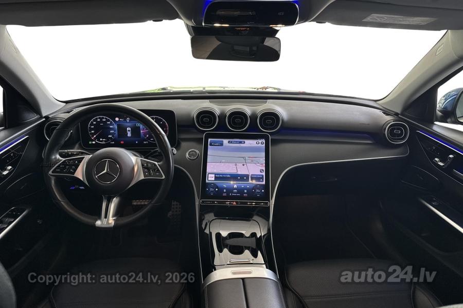 Blue Mercedes-Benz C-Class 2023 in Parnu, with an engine capacity of 2.00 L and mileage of 111 thousand km for 33900 €, photo 10 on AUTOMOTO.COM.LV