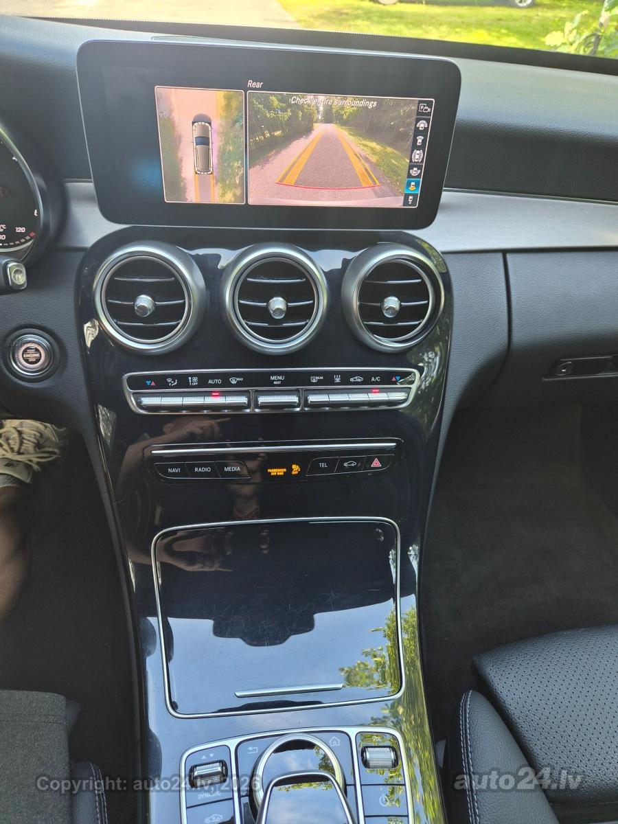 Brown Mercedes-Benz C-Class 2019 in Saku, with an engine capacity of 2.00 L and mileage of 133 thousand km for 22900 €, photo 16 on AUTOMOTO.COM.LV