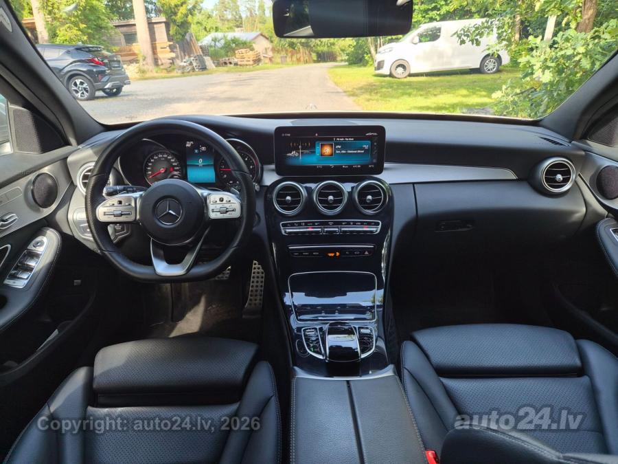 Brown Mercedes-Benz C-Class 2019 in Saku, with an engine capacity of 2.00 L and mileage of 133 thousand km for 22900 €, photo 18 on AUTOMOTO.COM.LV