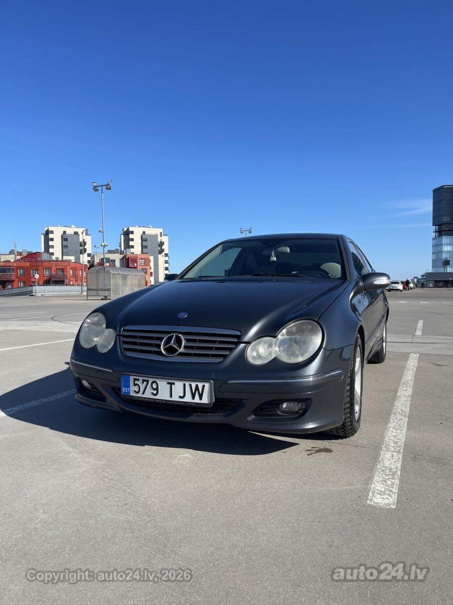 Grey Mercedes-Benz C-Class 2006 in Tallinn, with an engine capacity of 1.80 L and mileage of 261 thousand km for 2900 €, photo 2 on AUTOMOTO.COM.LV