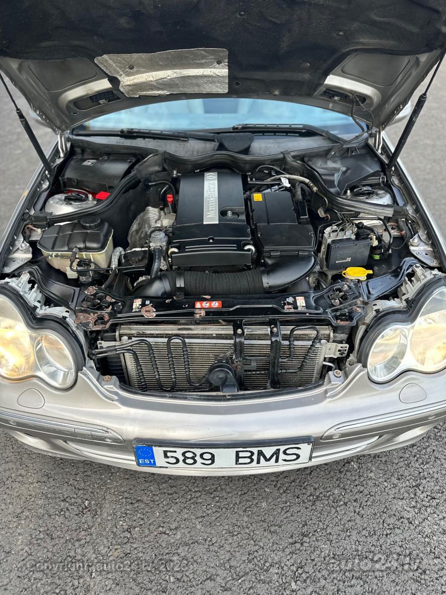 Pelēks Mercedes-Benz C-Class 2004 Jehvi, ar dzinēja tilpumu 1.80 L un nobraukumu 289 tūkst. km par 2300 €, foto 13 vietnē AUTOMOTO.COM.LV