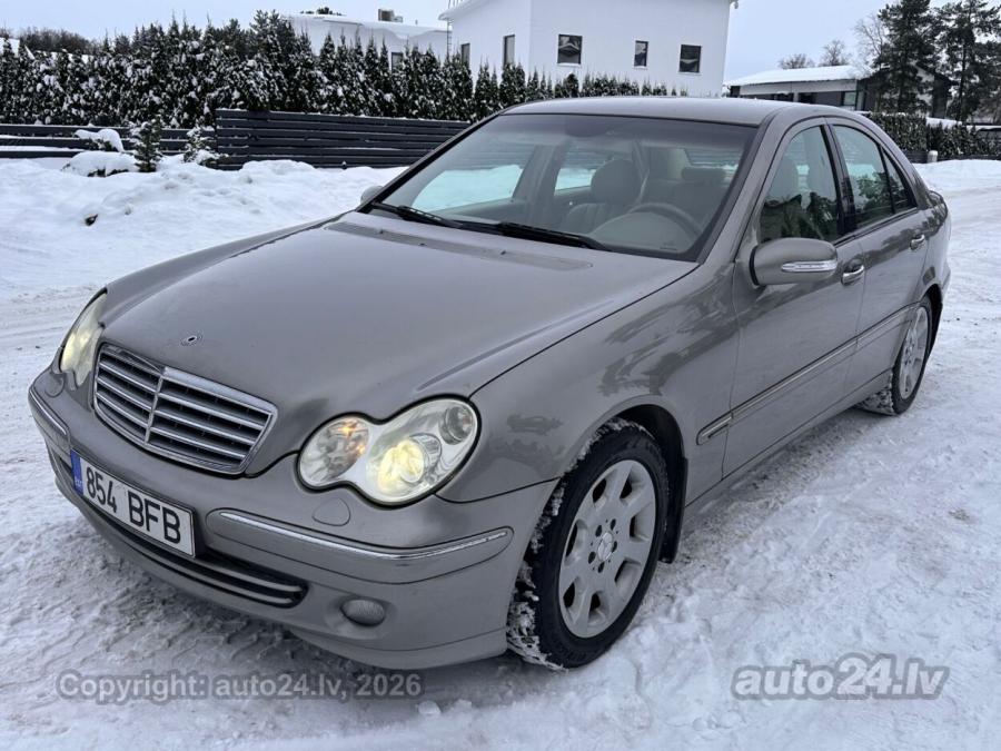 Grey Mercedes-Benz C-Class 2005 in Tallinn, with an engine capacity of 1.80 L and mileage of 241 thousand km for 2050 €, photo 1 on AUTOMOTO.COM.LV