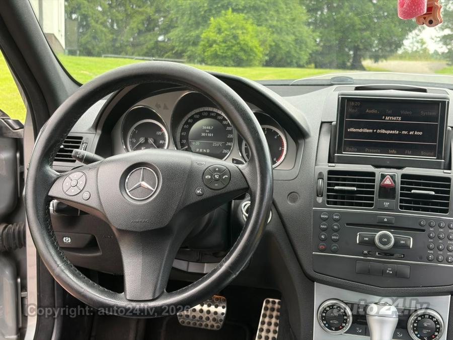 Pelēks Mercedes-Benz C-Class 2008 Paide, ar dzinēja tilpumu 2.10 L un nobraukumu 301 tūkst. km par 6000 €, foto 17 vietnē AUTOMOTO.COM.LV