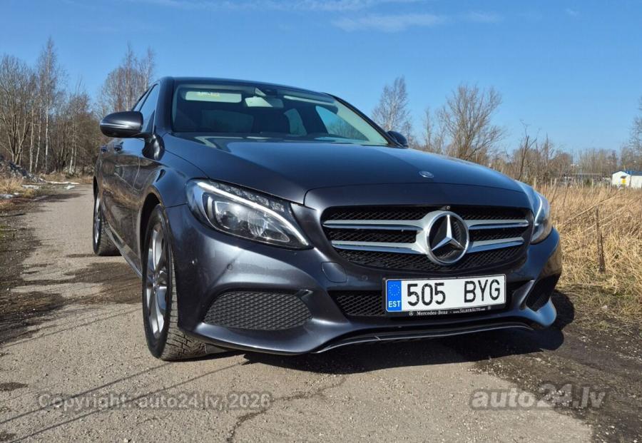 Grey Mercedes-Benz C-Class 2016 in Tallinn, with an engine capacity of 2.10 L and mileage of 186 thousand km for 15500 €, photo 1 on AUTOMOTO.COM.LV