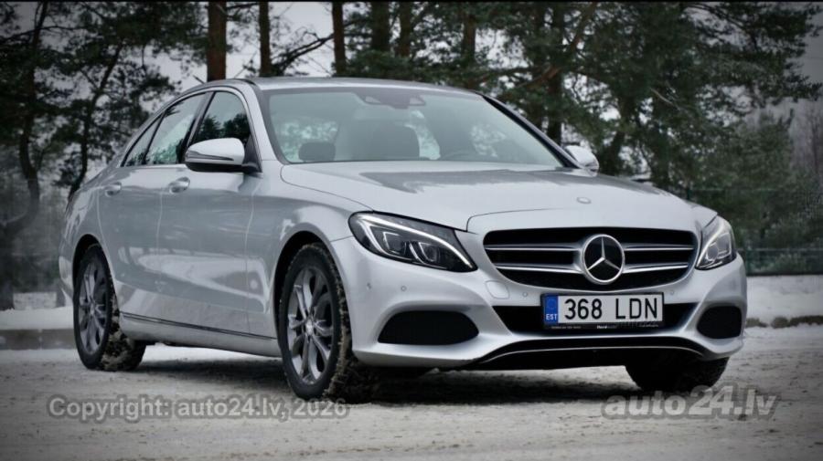 Grey Mercedes-Benz C-Class 2016 in Tallinn, with an engine capacity of 1.60 L and mileage of 124 thousand km for 17900 €, photo 1 on AUTOMOTO.COM.LV