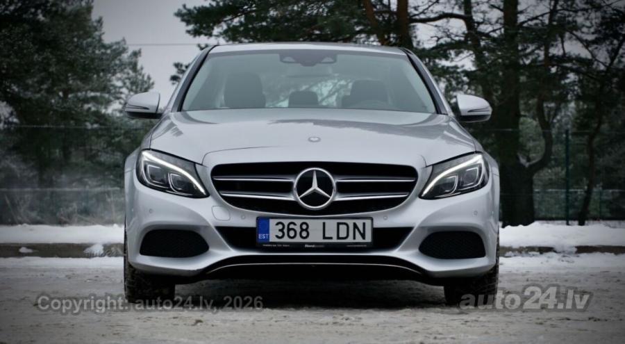 Grey Mercedes-Benz C-Class 2016 in Tallinn, with an engine capacity of 1.60 L and mileage of 124 thousand km for 17900 €, photo 2 on AUTOMOTO.COM.LV