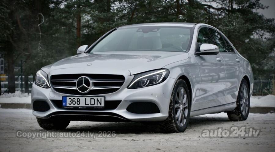 Grey Mercedes-Benz C-Class 2016 in Tallinn, with an engine capacity of 1.60 L and mileage of 124 thousand km for 17900 €, photo 3 on AUTOMOTO.COM.LV