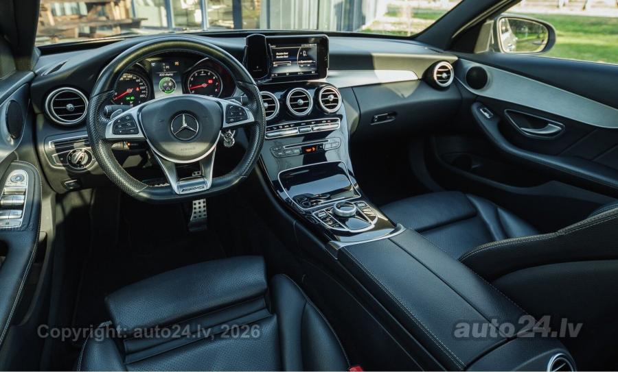 Grey Mercedes-Benz C-Class 2016 in Riga, with an engine capacity of 1.60 L and mileage of 119 thousand km for 29500 €, photo 11 on AUTOMOTO.COM.LV