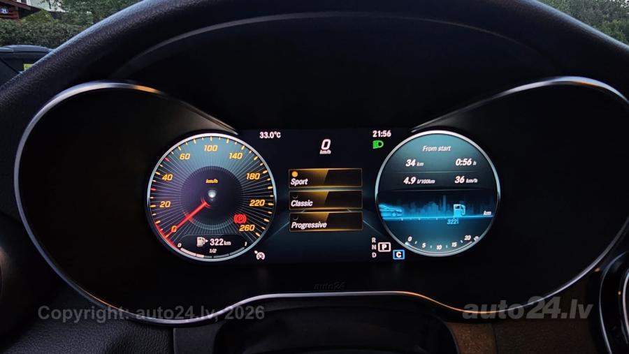 Grey Mercedes-Benz C-Class 2019 in Tallinn, with an engine capacity of 1.60 L and mileage of 175 thousand km for 17990 €, photo 10 on AUTOMOTO.COM.LV