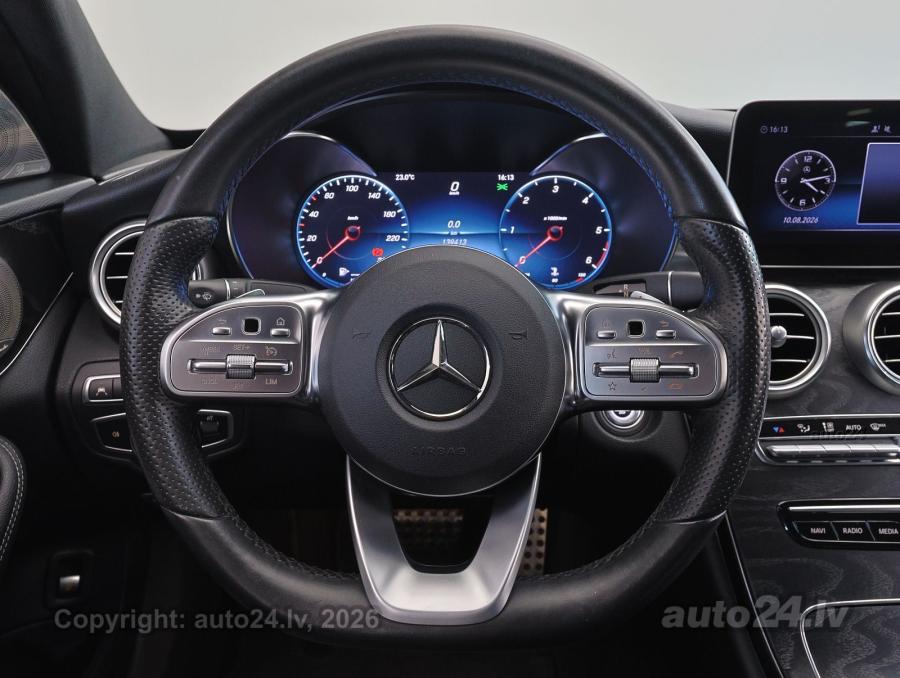 Grey Mercedes-Benz C-Class 2019 in Tallinn, with an engine capacity of 1.60 L and mileage of 139 thousand km for 27900 €, photo 16 on AUTOMOTO.COM.LV